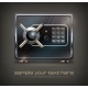 Metal Safe Isolated on Black , Vectors | GraphicRiver