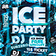 Ice Party Flyer Template, Print Templates | GraphicRiver