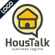 House Talk Logo, Logo Templates | GraphicRiver
