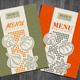 Restaurant Menu Dua, Print Templates | GraphicRiver