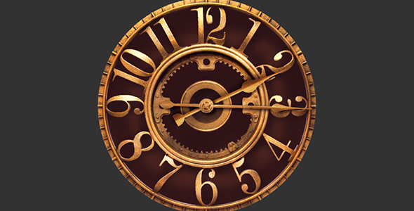 Clock Face With Moving Arrows 2, Motion Graphics | VideoHive