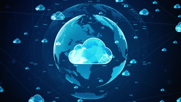 Cloud Computing And Global Network 01198, Motion Graphics | VideoHive