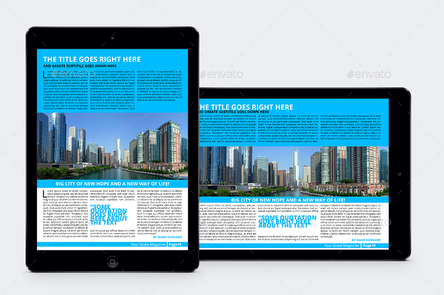 ePublishing iPad / Tablet Magazine Bundle, ePublishing | GraphicRiver