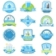 Water Emblem Set, Vectors | GraphicRiver