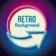 Colorful Retro Sign With Lights, Vectors | GraphicRiver