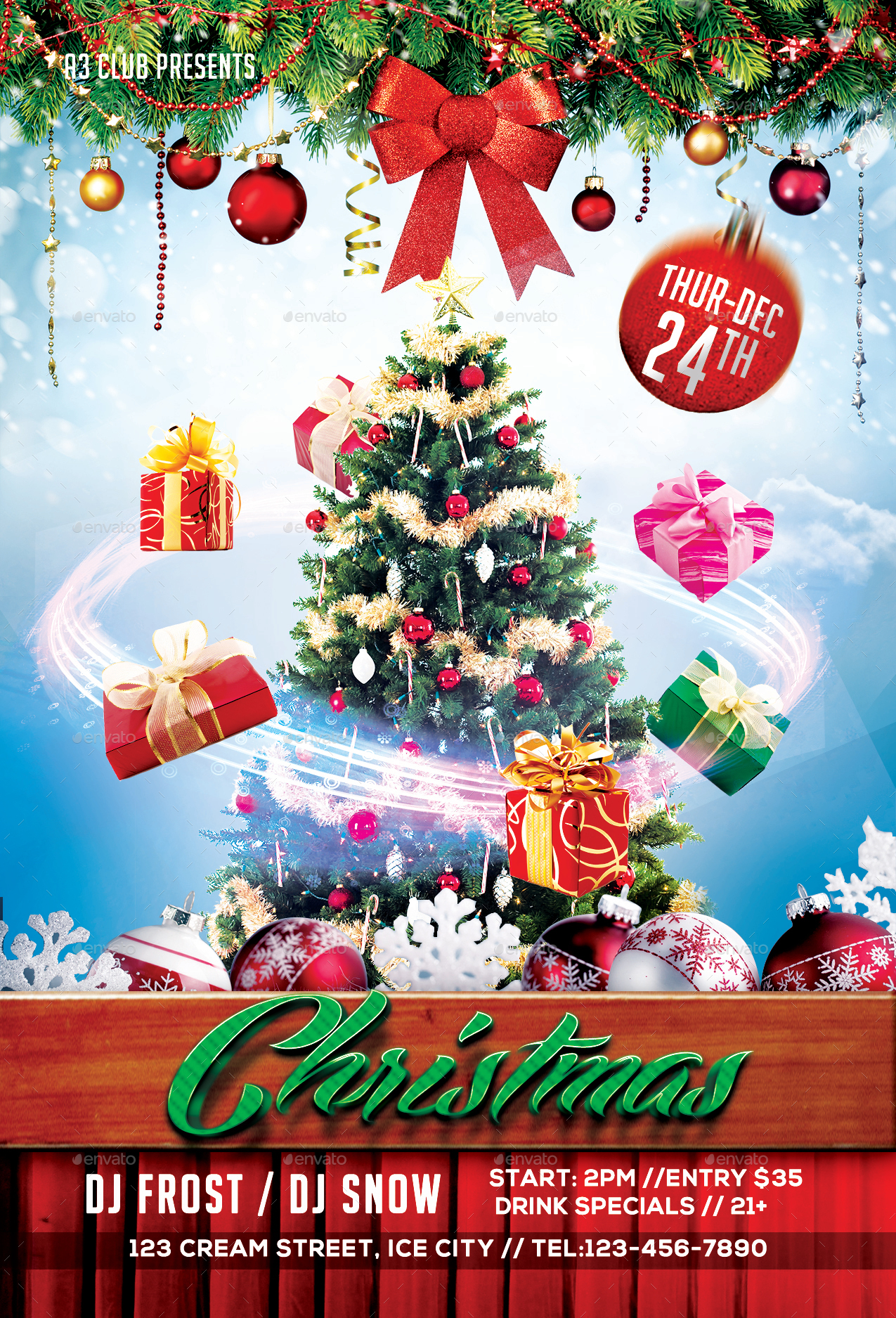Christmas Flyer Bundle V3, Print Templates | GraphicRiver