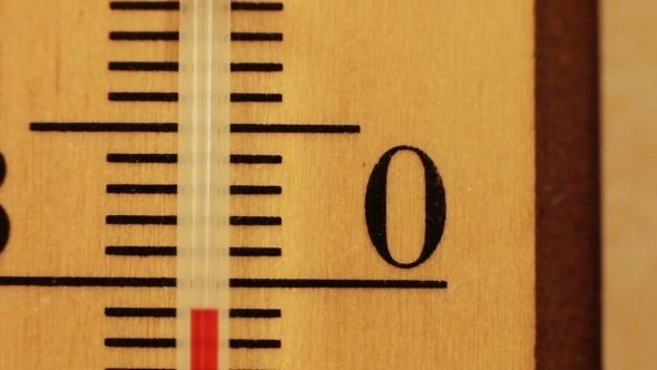 Temperature Increases On a Thermometer, Stock Footage | VideoHive