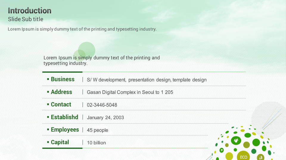 Eco Business, Presentation Templates | GraphicRiver