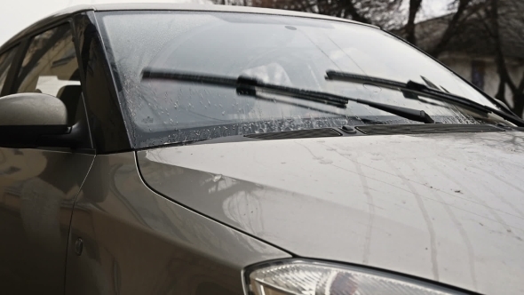 Windscreen Windshield Wipers In Motion, Stock Footage | VideoHive