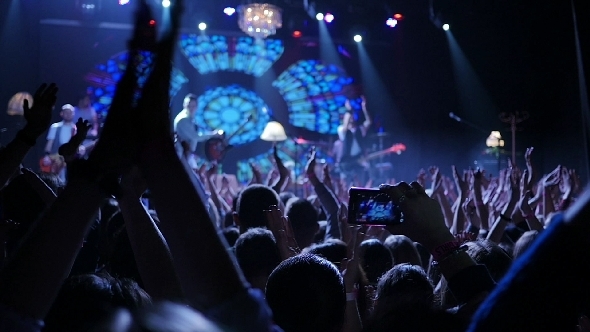 Clapping Concert Crowd, Stock Footage | VideoHive