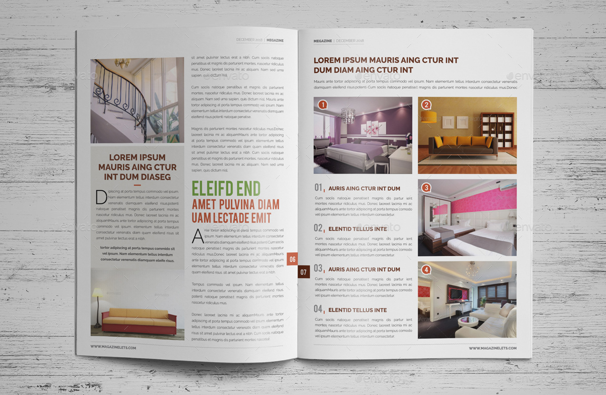 28 Page Magazine InDesign Template v1, Print Templates | GraphicRiver