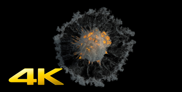 Bomb Explosion Top View, Stock Footage | VideoHive