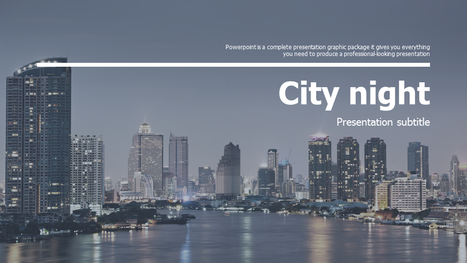 City Night, Presentation Templates | GraphicRiver