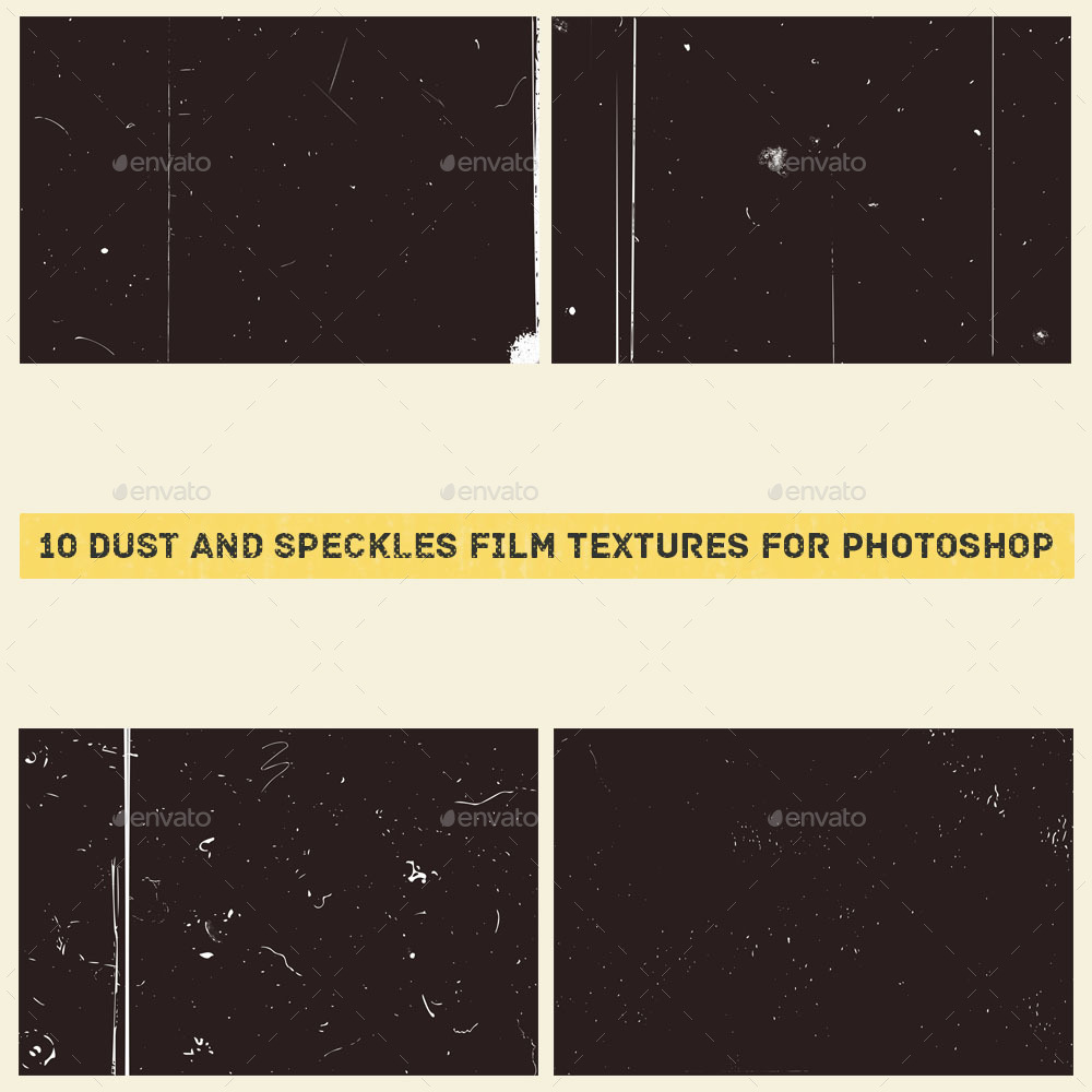 Film Dust and Speckles Overlays Vol.1, Textures | GraphicRiver