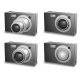 Silver Photo Cameras by CreatOR776 | GraphicRiver