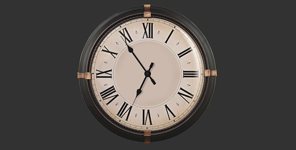 Clock Face With Moving Arrows 6, Motion Graphics | VideoHive