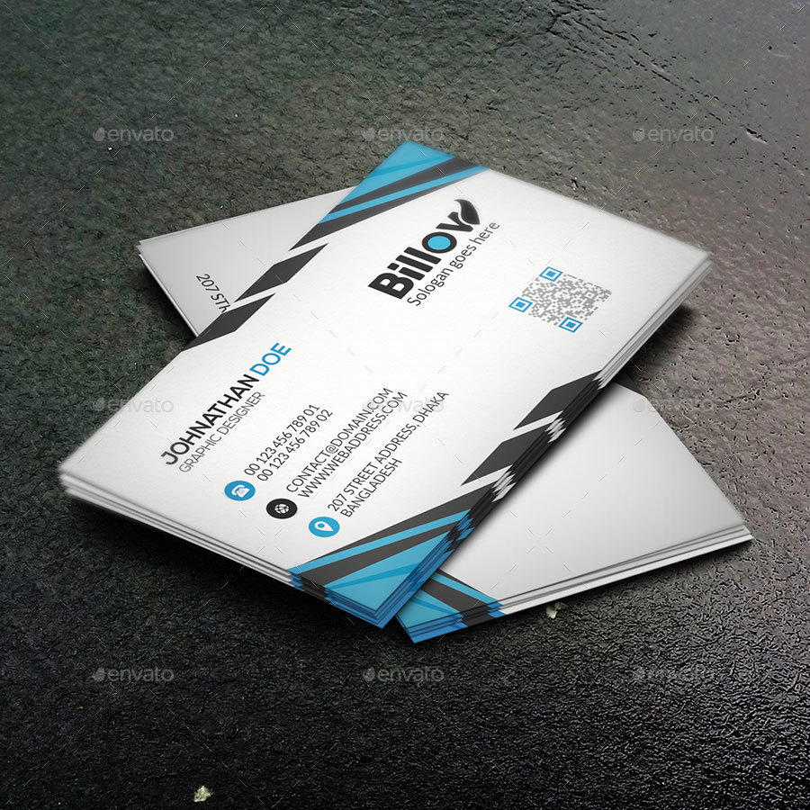 2 Color Business Card, Print Templates | GraphicRiver