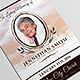 Loving Memory Funeral Program Brochure Template 01, Print Templates