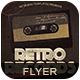 Retro Records Vol2 Flyer Poster, Print Templates | GraphicRiver