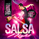 Salsa Night Flyer Template, Print Templates | GraphicRiver