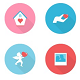 Round Love Icons, Icons | GraphicRiver