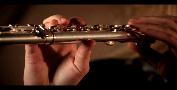Flute Playing Close Up, Stock Footage | VideoHive