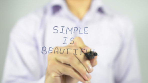 Simple is Beautiful, Stock Footage | VideoHive