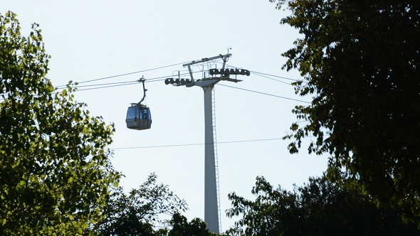 Cable Car Line Running, Stock Footage | VideoHive