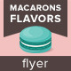 Macarons Flyer Template, Print Templates | GraphicRiver