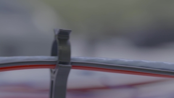 Red, Blue And White Electrical Wires In Diagram, Stock Footage | VideoHive