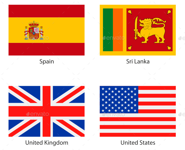 All Flags and World Map, Vectors | GraphicRiver