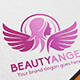 Beauty Angel Woman Wings Logo, Logo Templates | GraphicRiver