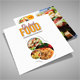 Go Fresh Restaurant Food Square 3-Fold Brochure, Print Templates ...