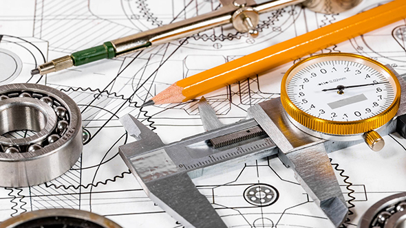 Technical Drawing And Tools, Stock Footage | VideoHive