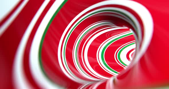Christmas Tunnel Loop - 4K, Motion Graphics | VideoHive