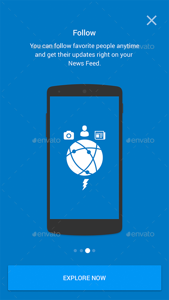 Material App UI Design - Cisco, Web Elements | GraphicRiver