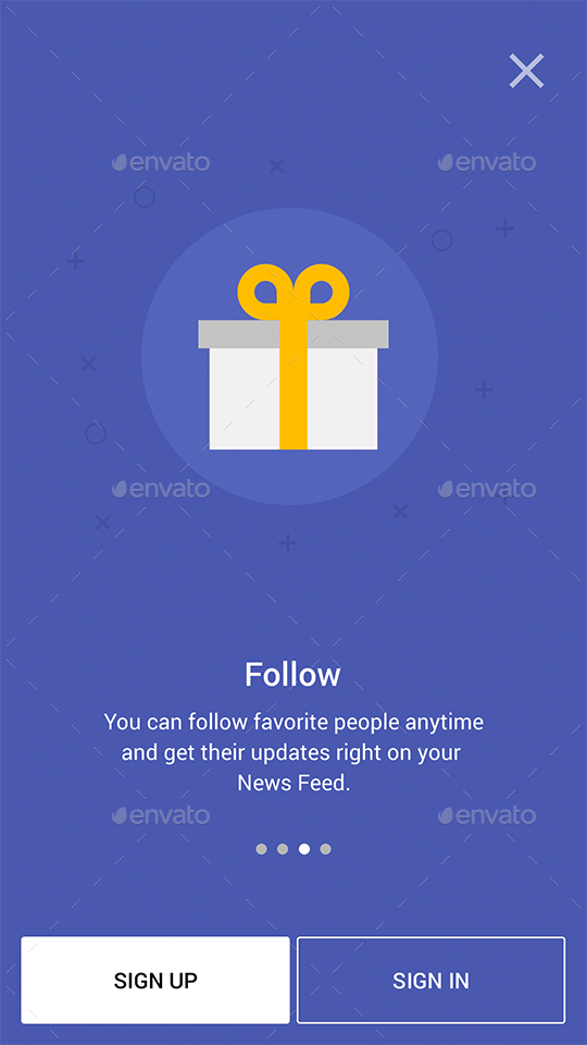 Material App UI Design - Cisco, Web Elements | GraphicRiver