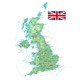 United Kingdom - Detailed Topographic Map, Vectors | GraphicRiver