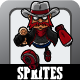 Character Sprites : The Cowboy, Game Assets | GraphicRiver