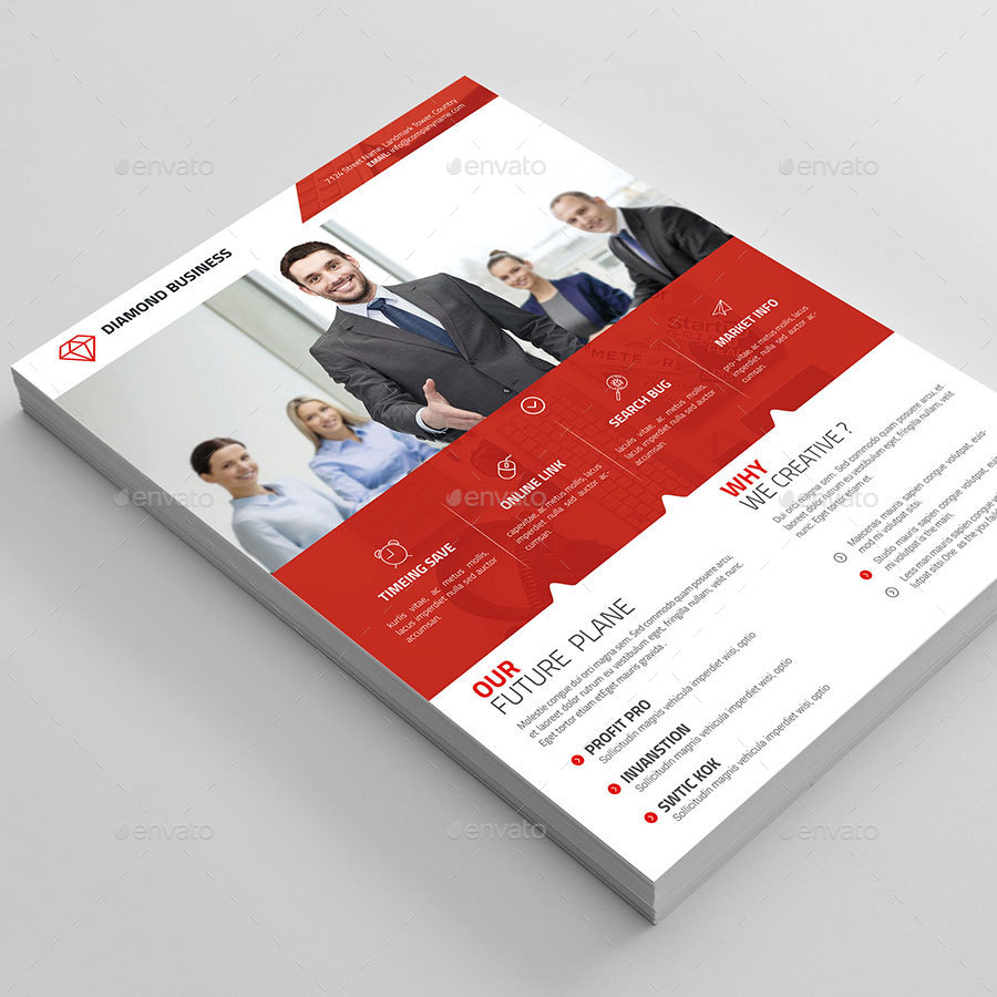 Minimal Business Flyer-06 by SixLock | GraphicRiver