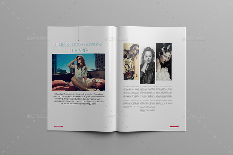 Minimal Magazine Template 20 Page, Print Templates | GraphicRiver