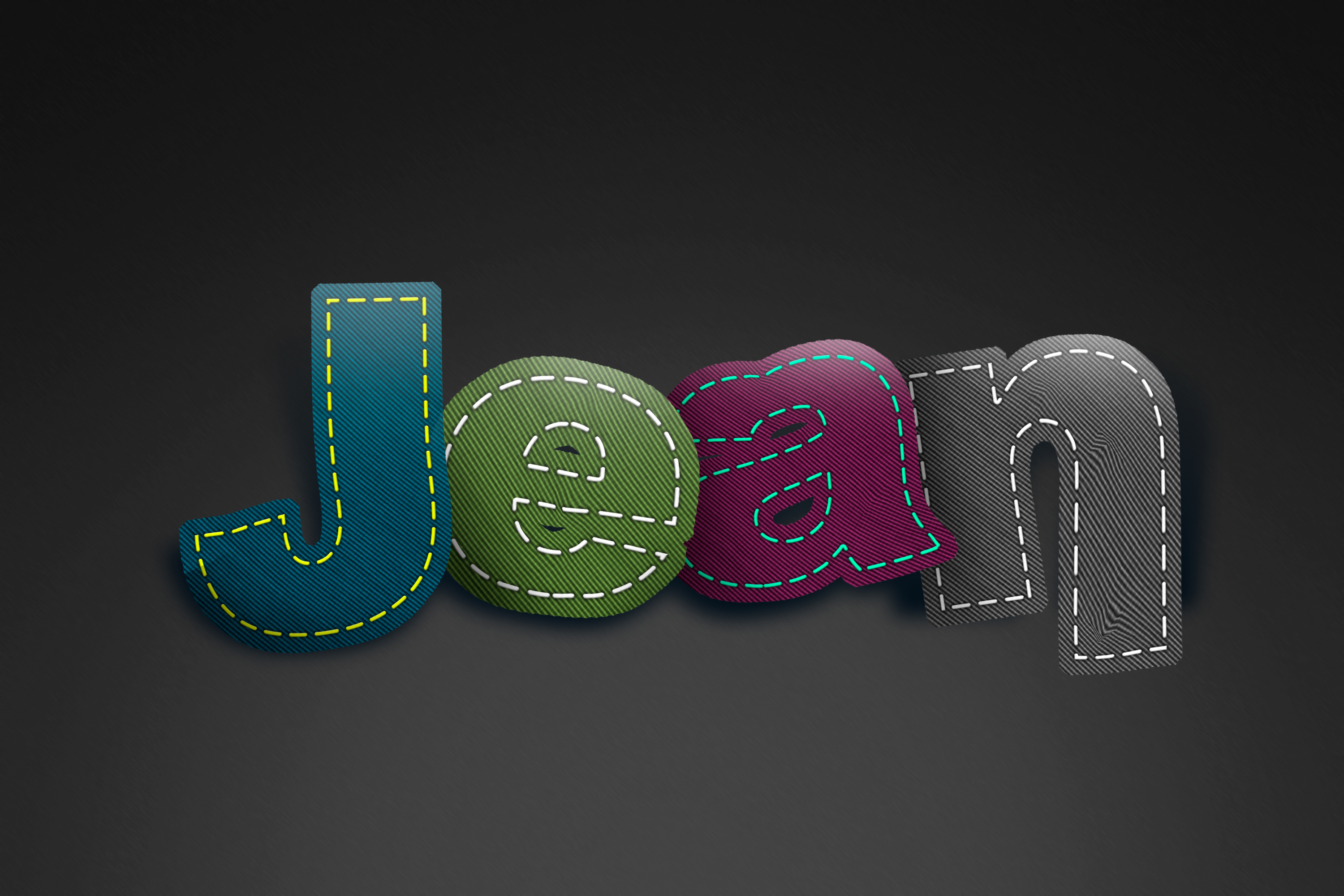 Jeans Styled Letter Effect, Add-ons | GraphicRiver