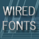Wired Fonts, Graphics | GraphicRiver
