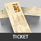 Gospel Fire Ticket Template , Print Templates | GraphicRiver