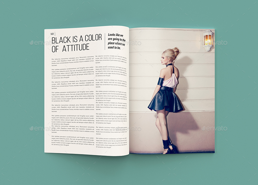 Black Magazine, Print Templates | GraphicRiver