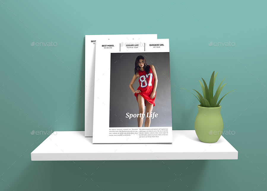 Black Magazine, Print Templates | GraphicRiver