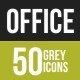Office Greyscale Icons, Icons | GraphicRiver