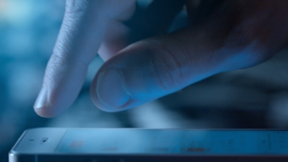 Finger Touching Touchscreen, Stock Footage | VideoHive