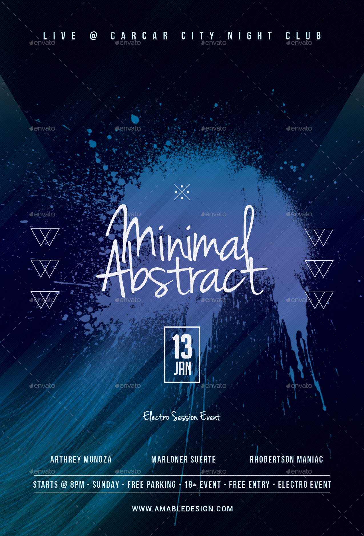 Minimal Abstract Flyer, Print Templates | GraphicRiver