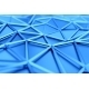 Abstract 3D Rendering Of Low Poly Blue Surface., Graphics | GraphicRiver
